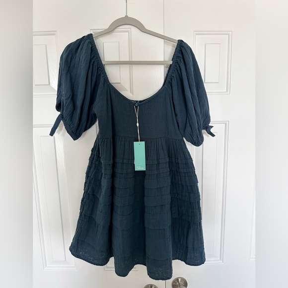 Shore | Dresses | Shore Blue Mini Dress Nwt | Poshmark